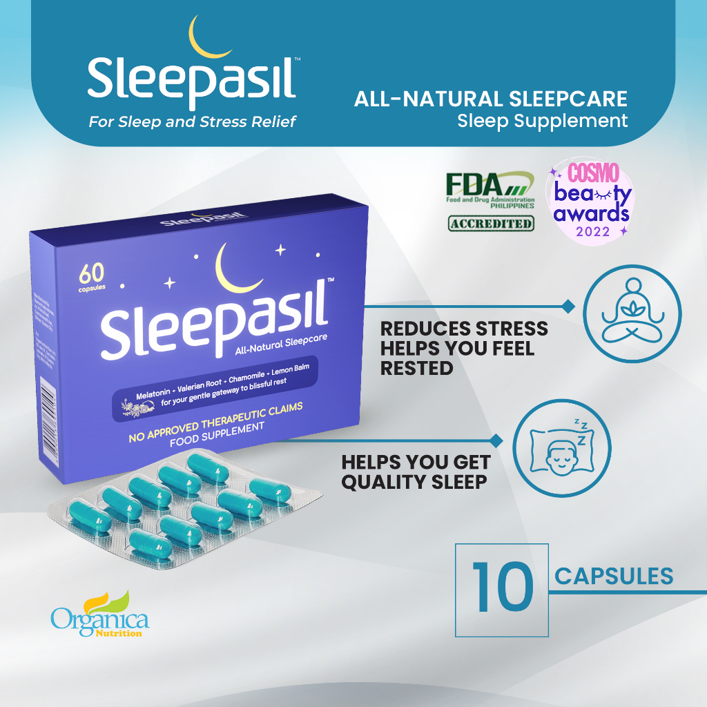 [EXPIRATION: AUG 2023] [For Sleep & Stress Relief] Sleepasil Melatonin ...