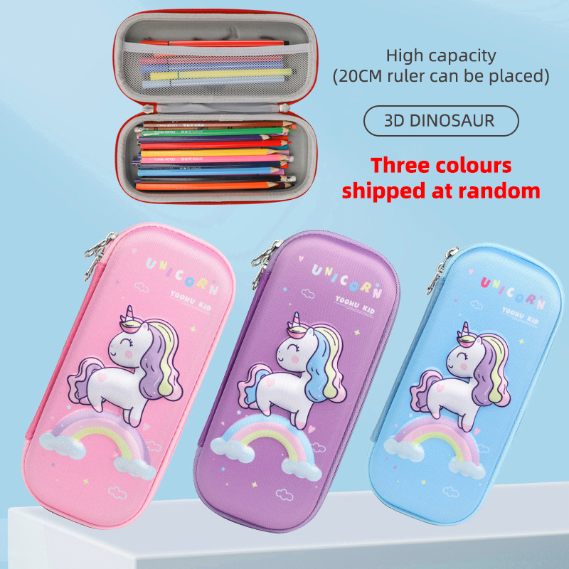 3D Kids Pencil Case Cute Cartoon Design School Supplies Pencil Cases ...