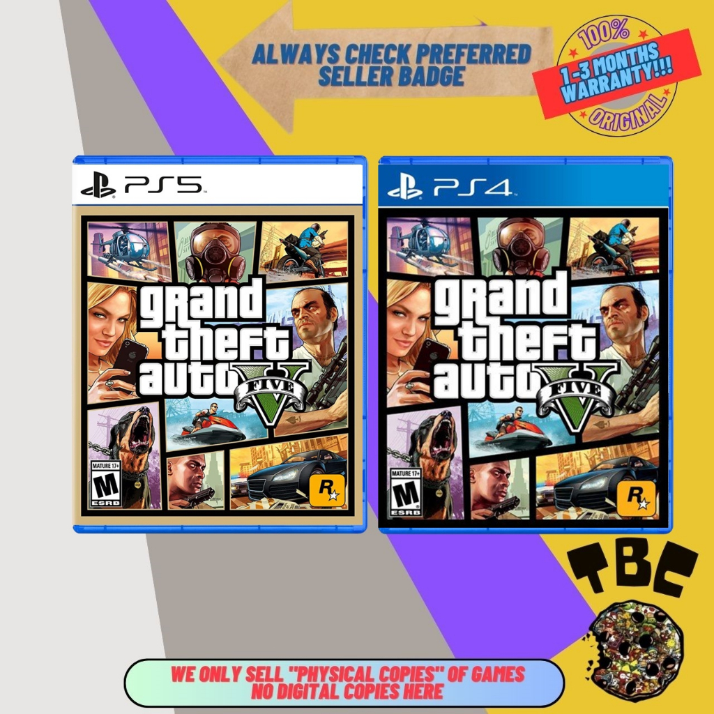 PS5 Grand Theft Auto V GTAV - Playstation 5 [R2] | Shopee Philippines