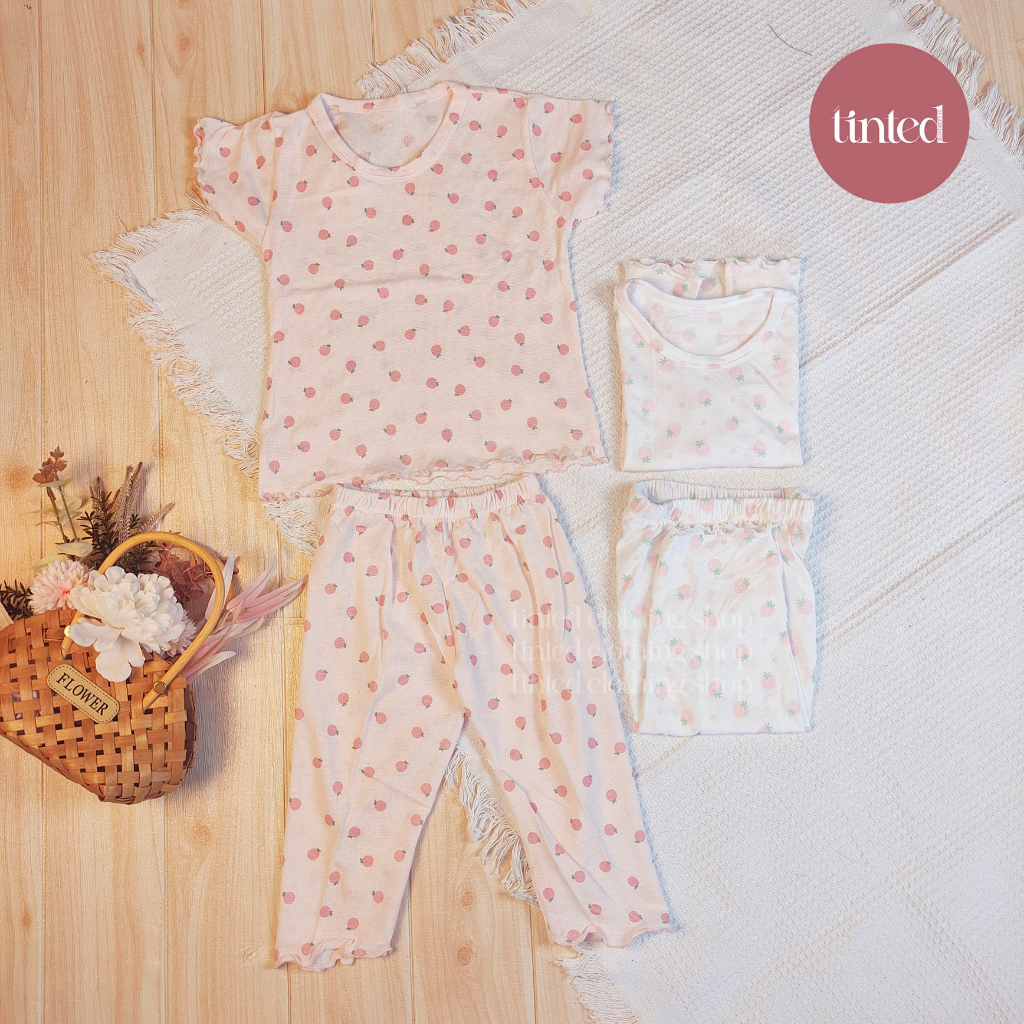 OOTD Trendy Kids Lettuce Tee and Tokong Pajama Terno | Shopee Philippines