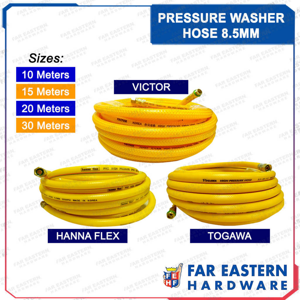 Pressure Washer Hose / Power Spray Hose 10M | 15M | 20M | 30M | Shopee ...