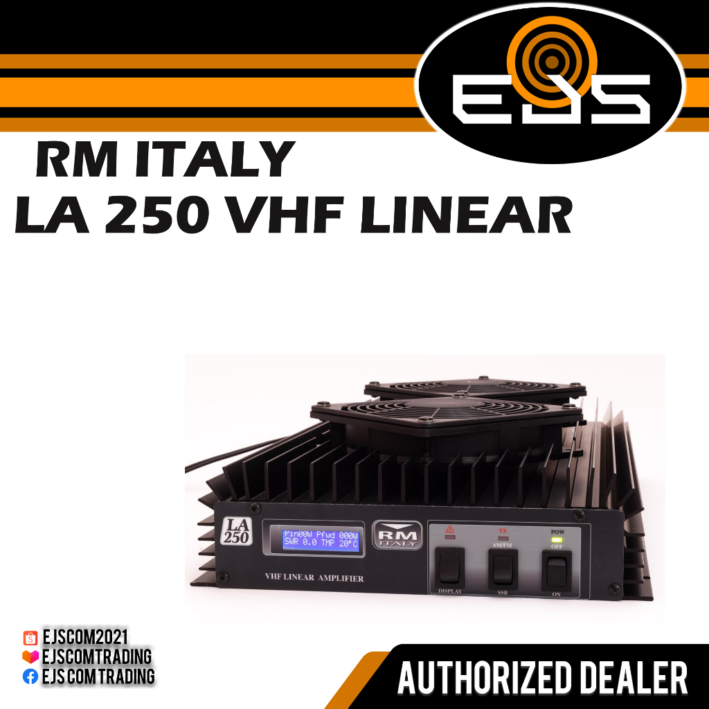 RM ITALY LA 250 Series VHF Linear Amplifiers LA-250V ( with patch and ...