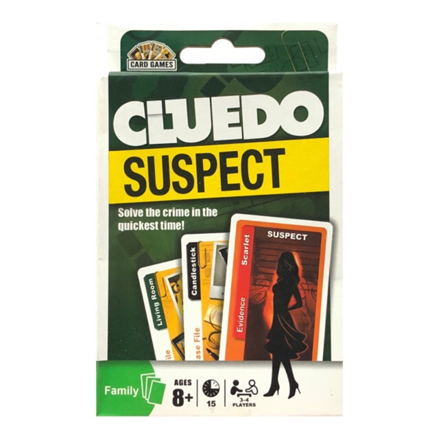 Cluedo Suspect Card Game And Family Game | Shopee Philippines