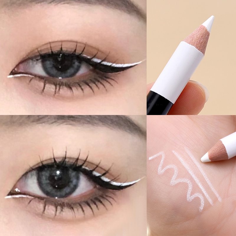 Lasting Soft Gel White Eyeliner Pencil Cosmetic Waterproof Eyes Makeup ...