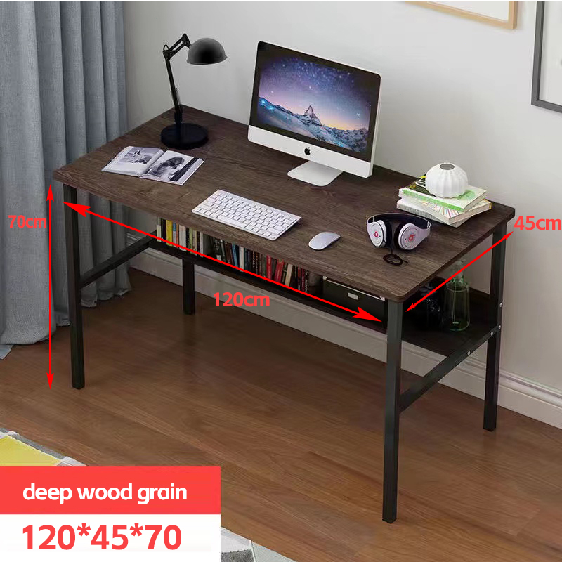 JSF 2Layer Office Table Modern Desk Computer Desk Home Study Desk 120CM ...