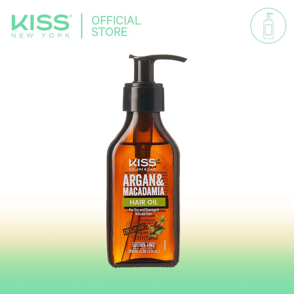 Kiss Colors & Care Argan & Macadamia Hair Oil | Shopee Philippines