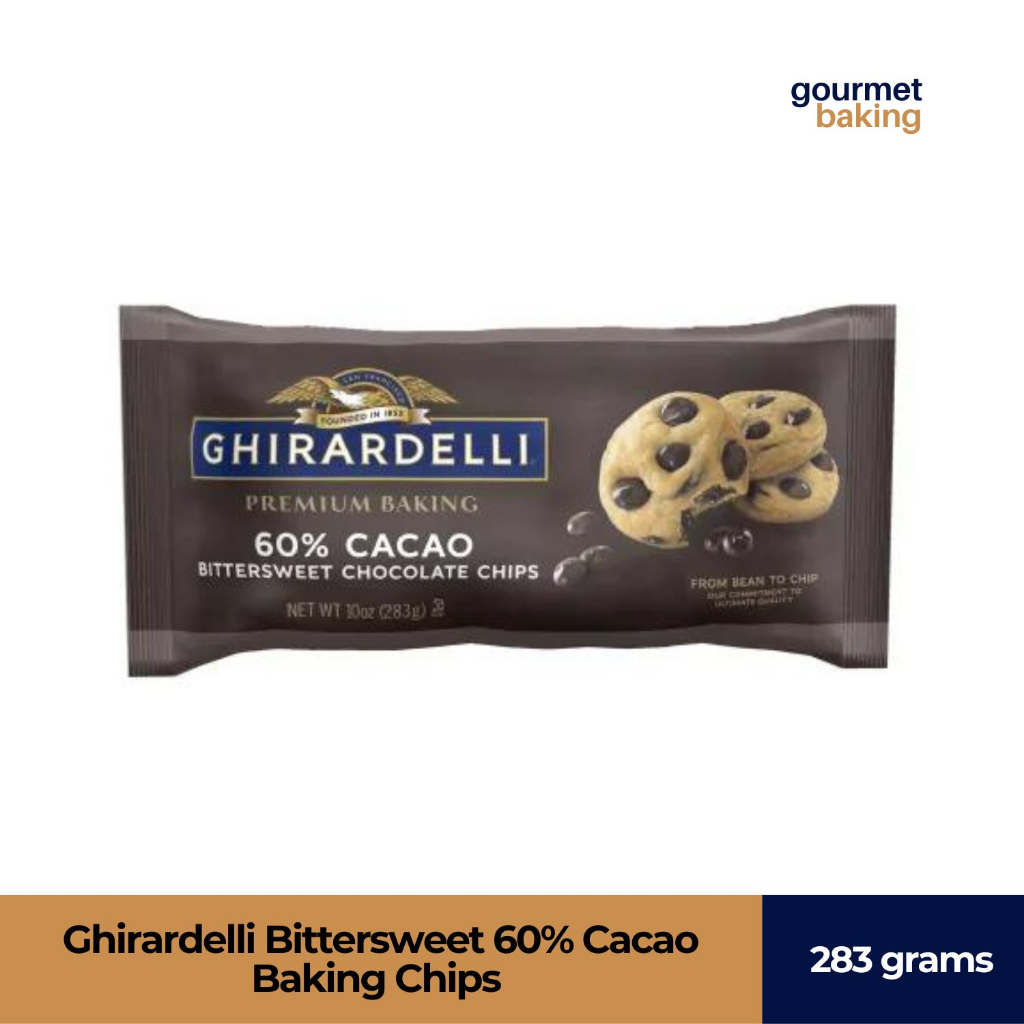 Ghirardelli Bittersweet 60% Cacao Baking Chips (283 grams) | Shopee ...