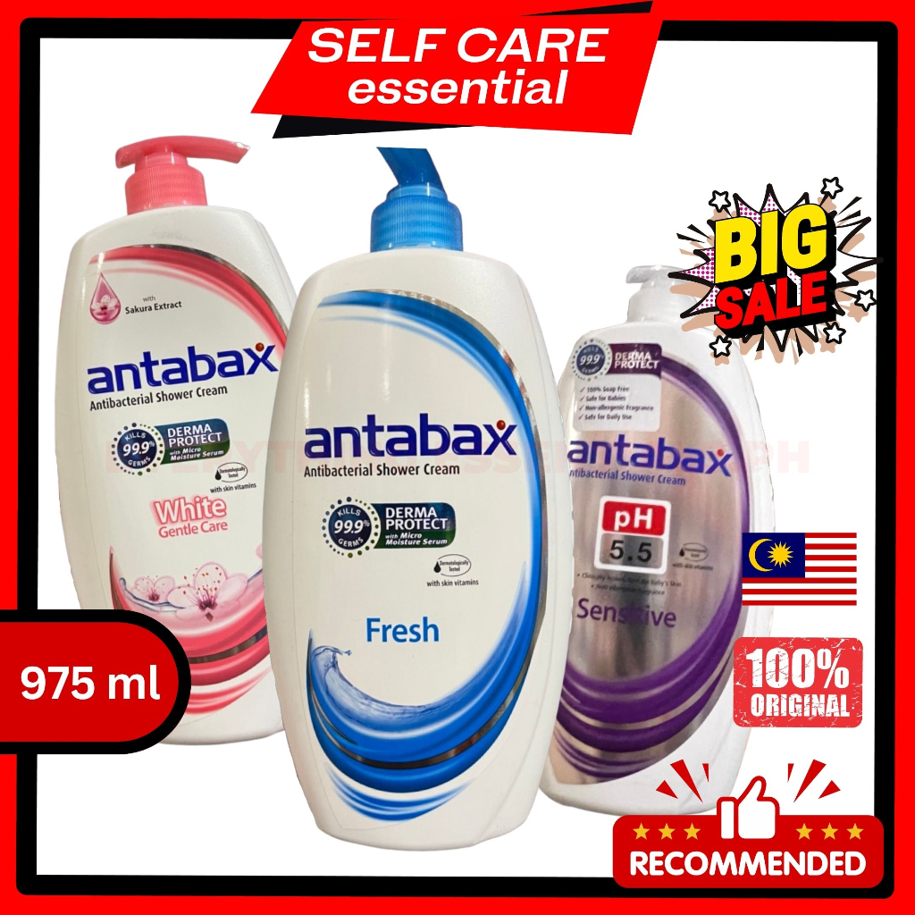 SELF CARE Essential: 🇻🇳 ANTABAX-Antibacterial Shower Cream 975ml | Shopee Philippines