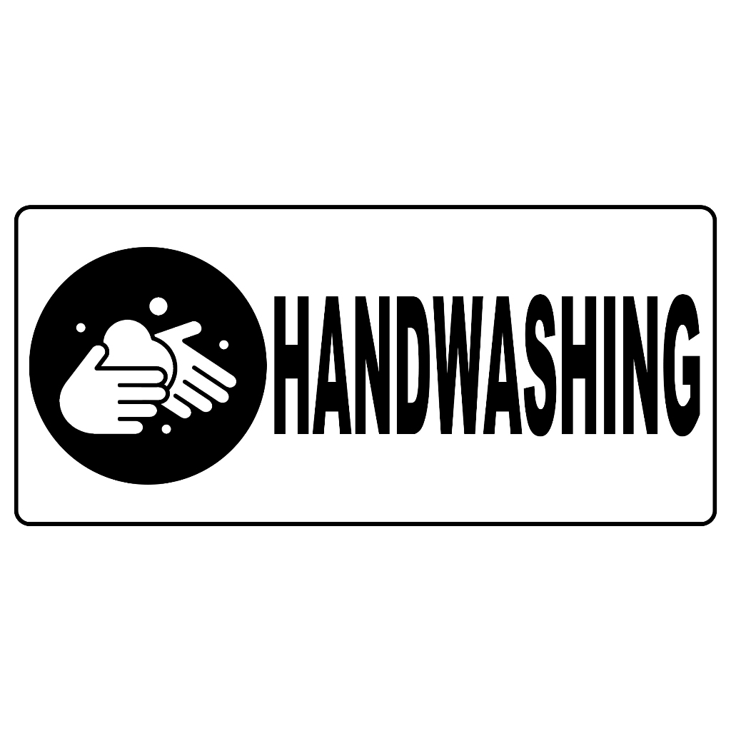 HANDWASHING SIGNAGE PVC TYPE WATERPROOF AND NON-FADING | Shopee Philippines