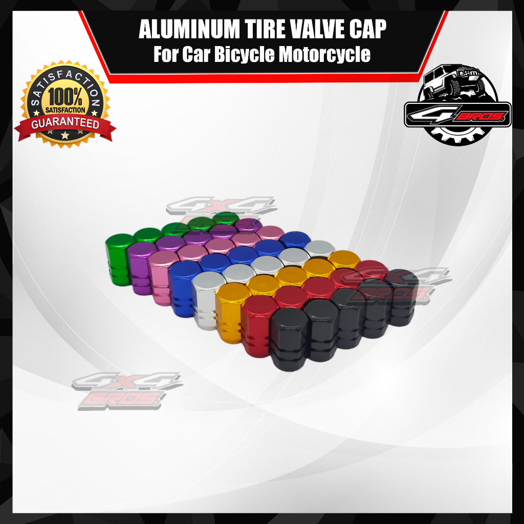 Aluminum Tire valve Cap for Car Bicycle Motorcycle (GREEN, VIOLET ...
