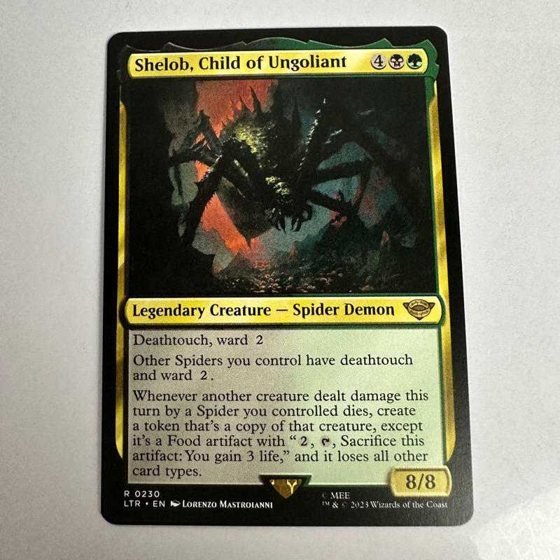 SHELOB, CHILD OF UNGOLIANT | LTR THE LORD OF THE RINGS | MULTICOLOR ...