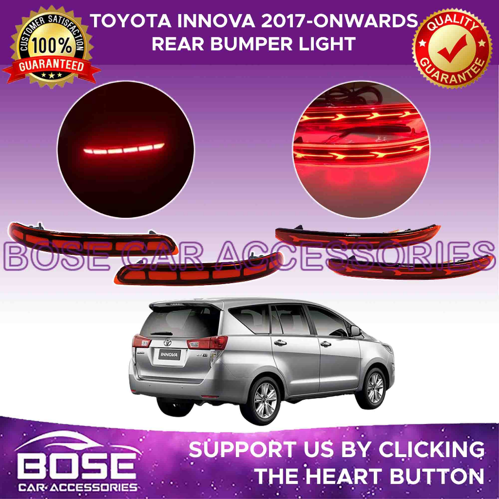 Toyota Innova V G J E 2016 - 2020 LED Rear Bumper Light (Sport Design ...