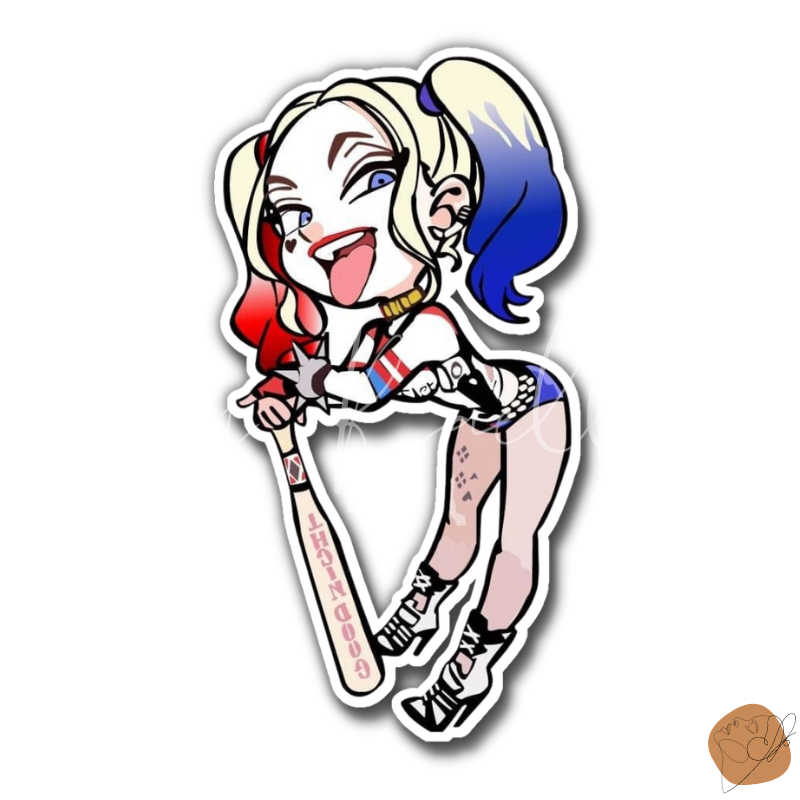 Harley Quinn Sticker | Harley Quinn Waterproof Sticker | Shopee Philippines
