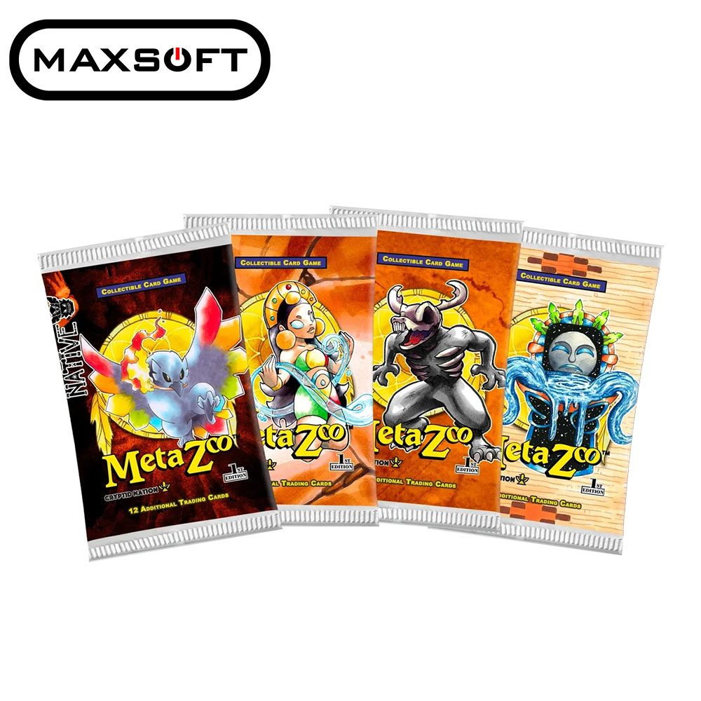 MetaZoo Trading Card Game Native 1st Edition Booster (Set of 4 packs ...
