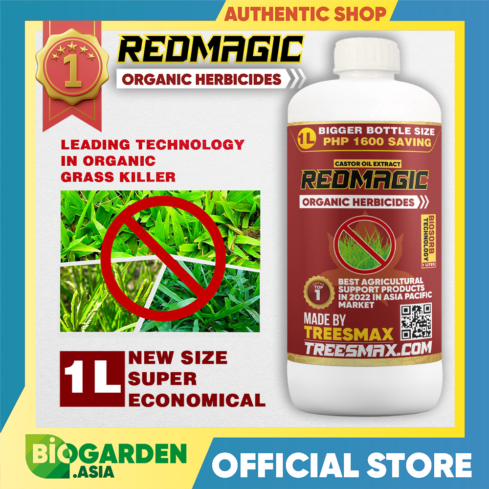 GET 5 FREE 1 Red Magic 1000ml Herbicide: Ang Ultimong Solusyon para sa ...