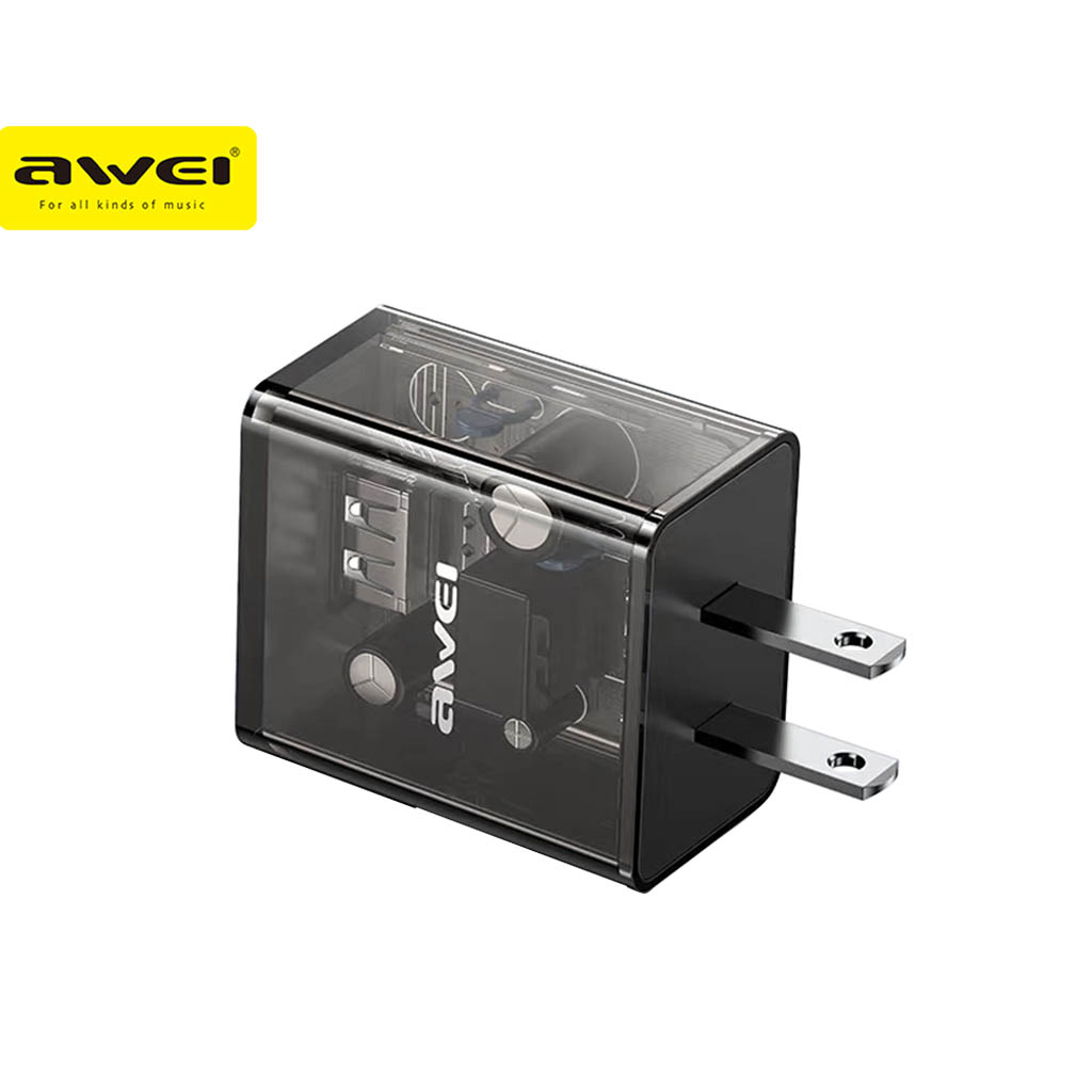 Awei C11 Series US Plug Adapter Wall Charger Single USB Output 1m Cable ...