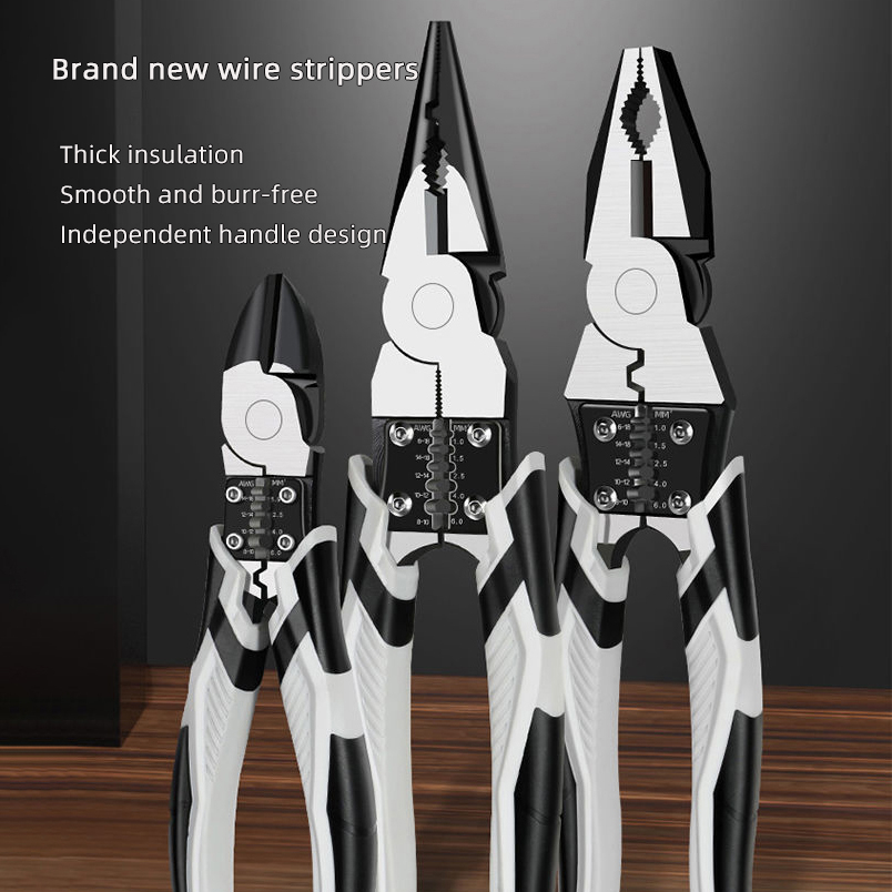 Wire Stripper Multi Tool Pliers Crimping Pliers Wire Cutter ...