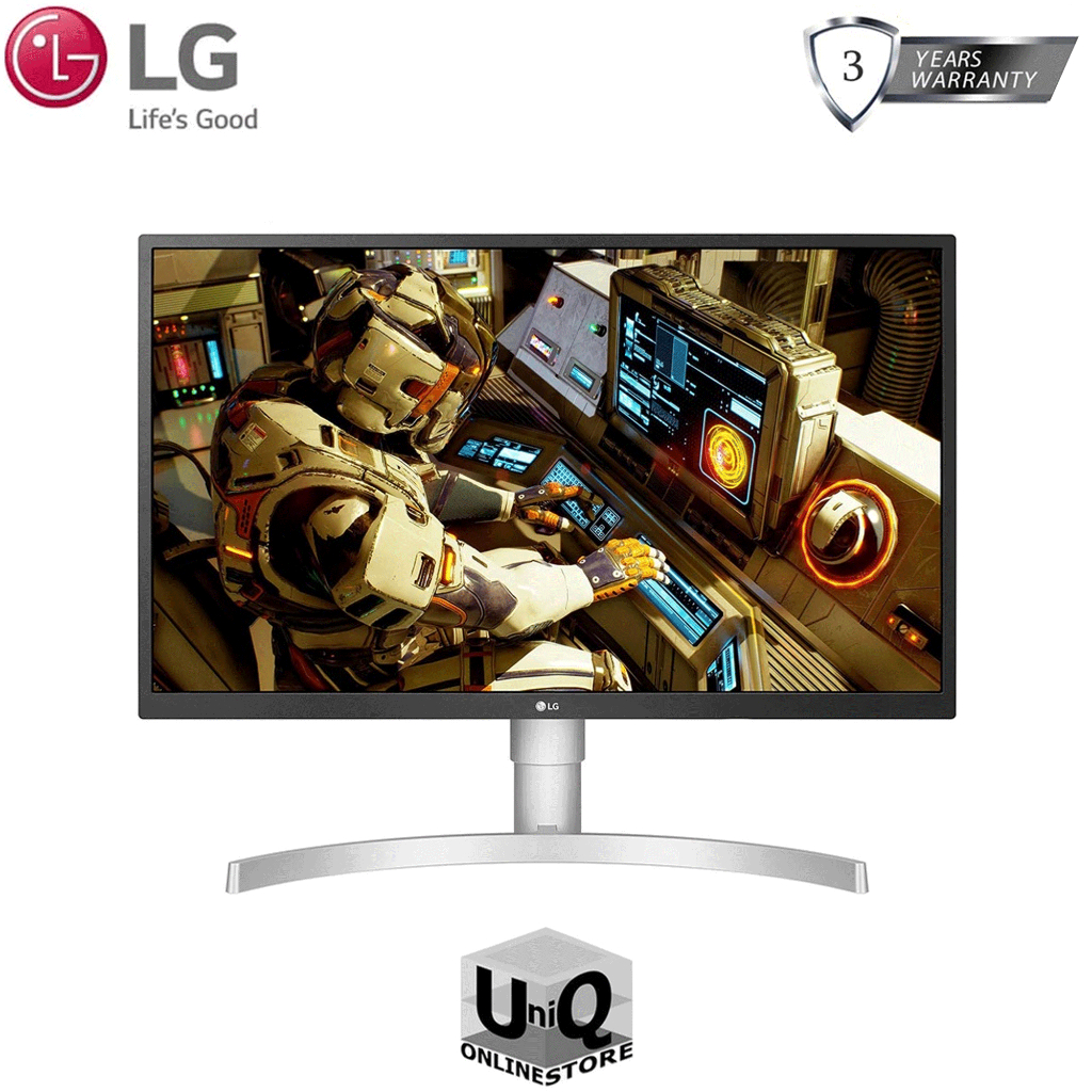 LG 27UL550 27” 4K UHD IPS LED HDR Monitor with Ergonomic Stand, HDR 10 ...