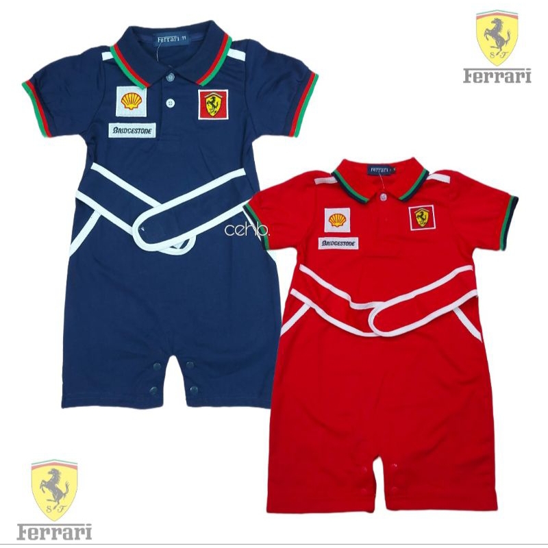Ferrari baby overall for baby romperJ | Shopee Philippines