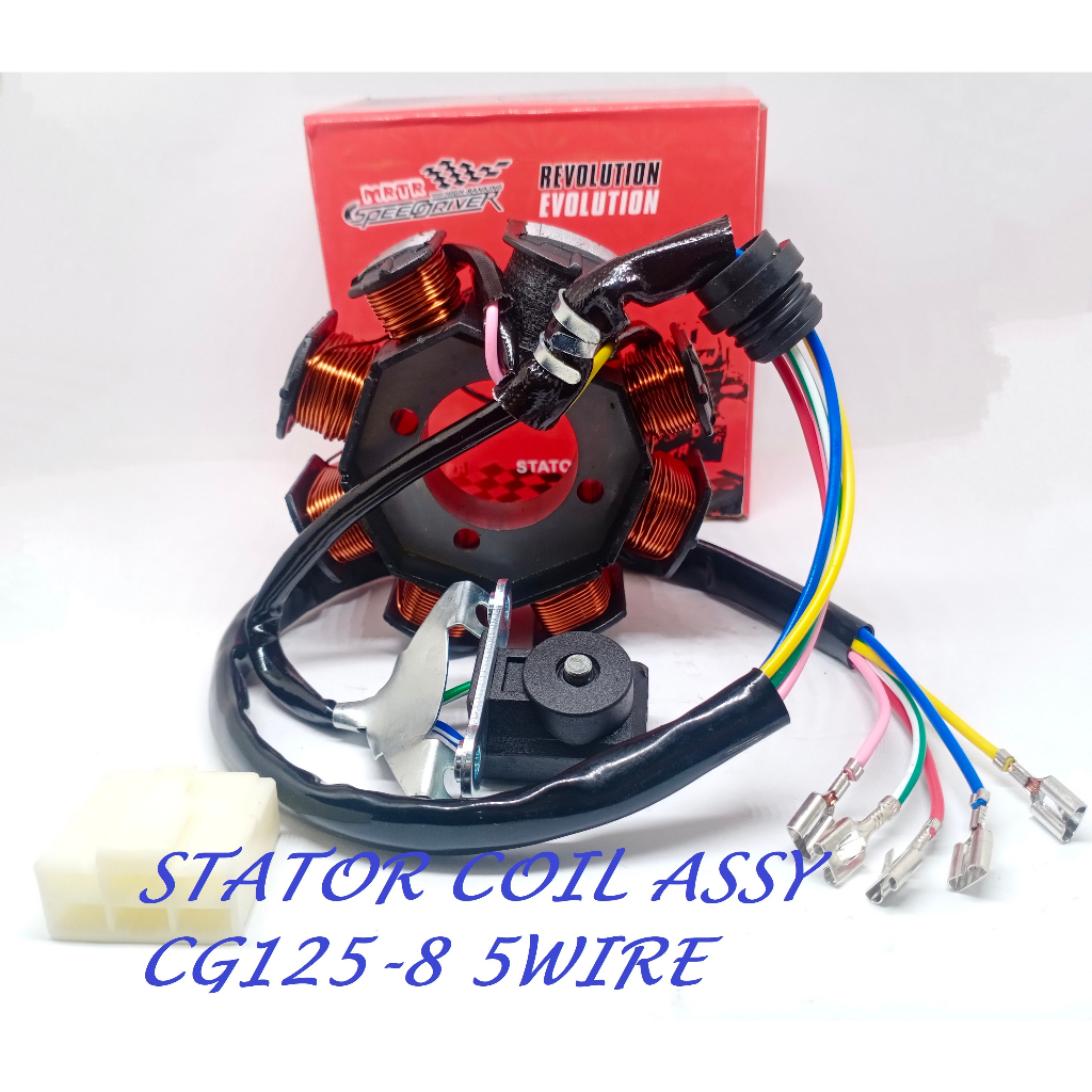 STATOR COIL ASSY - CG125-8(5 WIRE) | Shopee Philippines