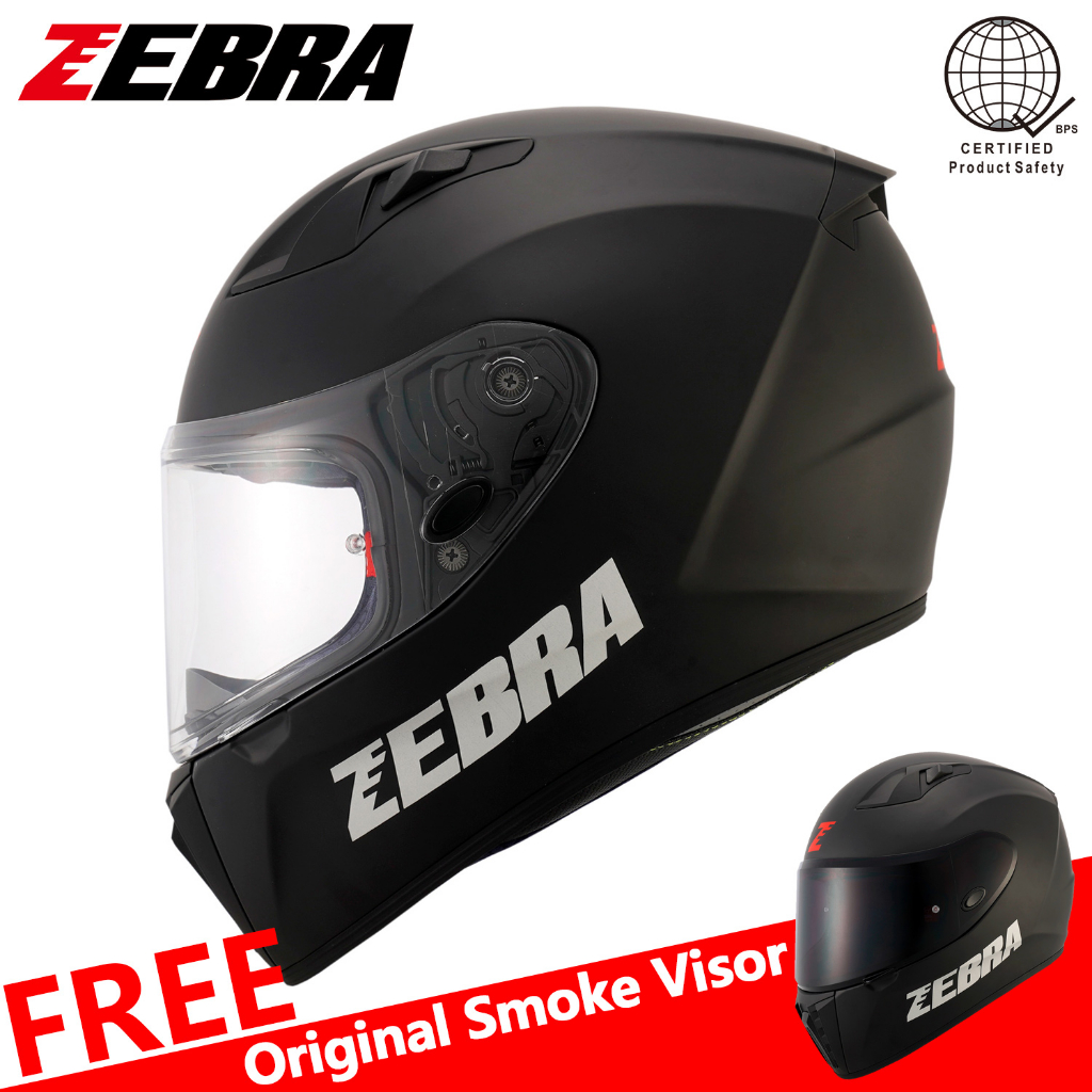 779 ZEBRA Motorcycle Helmets Full Face Motor Helmet Single Visor ...