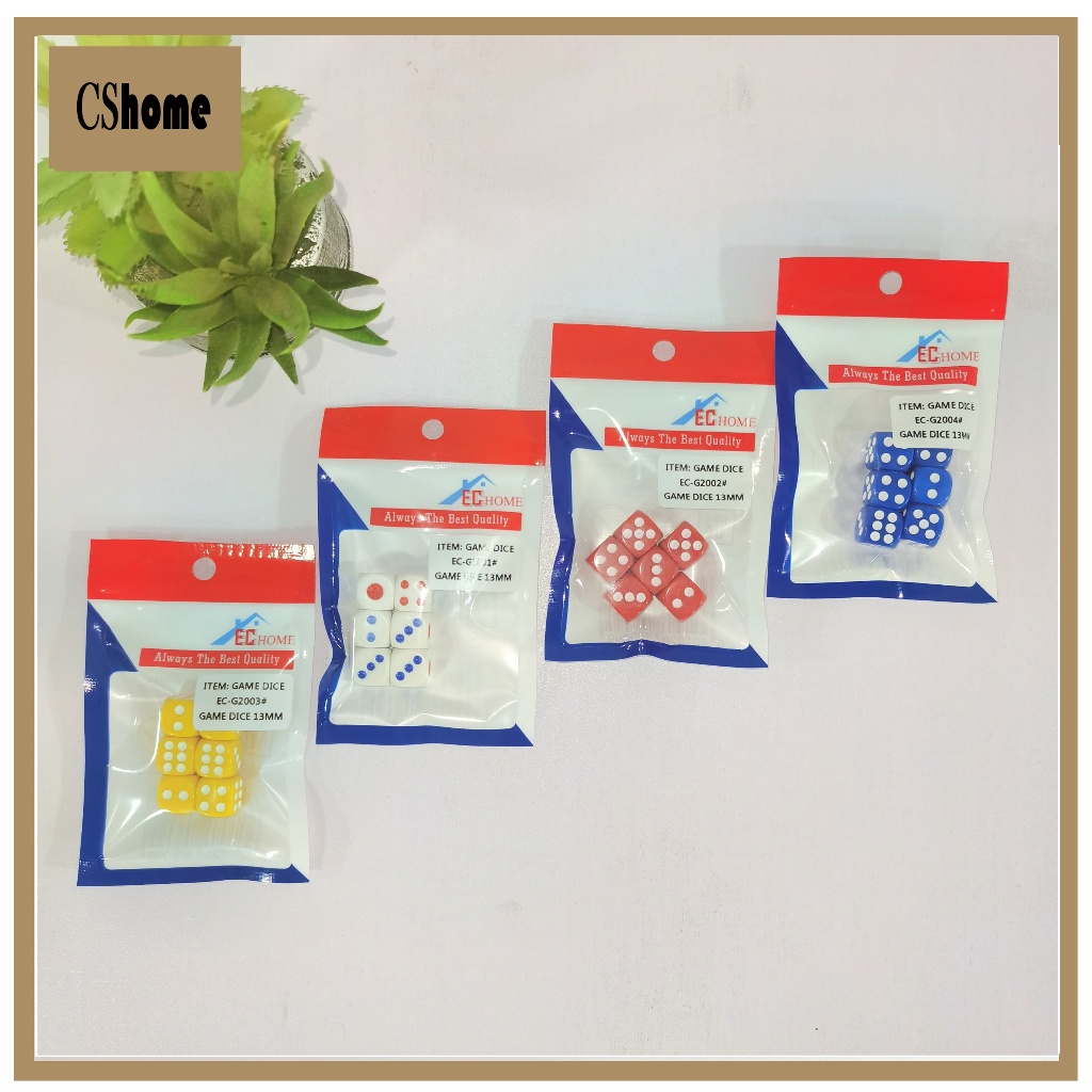 Colored Game Dice 6 IN 1 Senior dice Board game, family game,Rolling ...