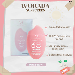{FDA APPROVED} Worada Premium Brightening Sunscreen SPF 60 PA ...