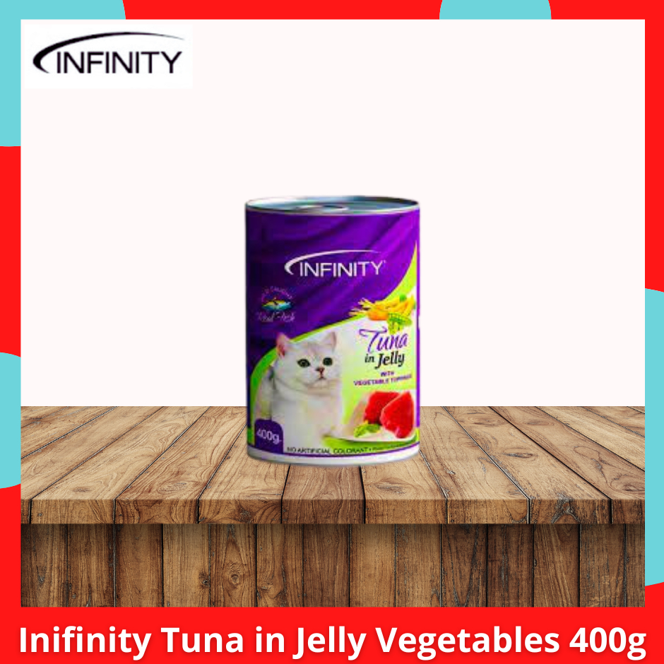 Infinity Cat Food Tuna in Jelly Canned 400g | Shopee Philippines