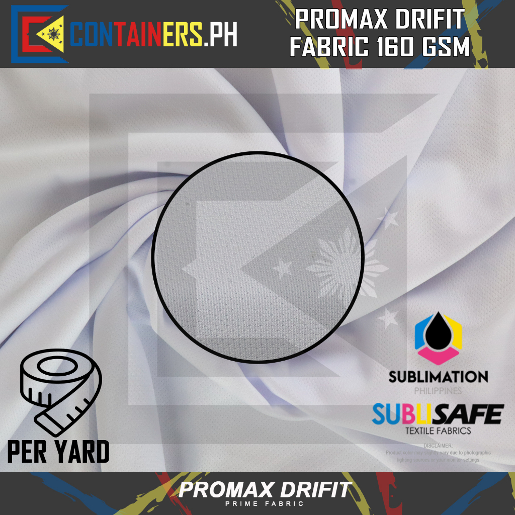CONTAINERS.PH (PER YARD) Sublimation Safe SUBLISAFE Promax Dri Fit ...