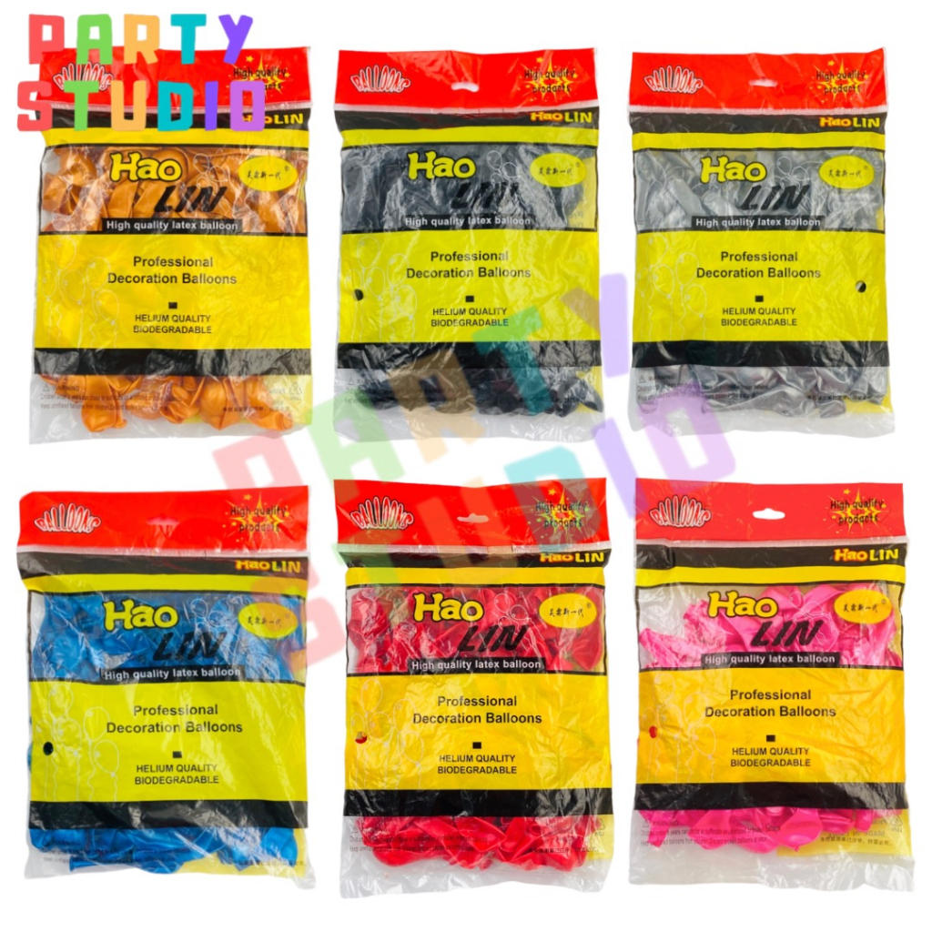 Metallic Balloons Size 5 Inches (100 pcs) Latex Quality Balloons Party ...