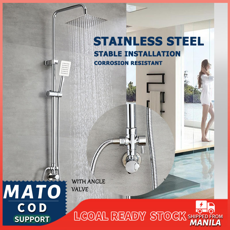 304 stainless steel shower suit single point water heater shower faucet ...
