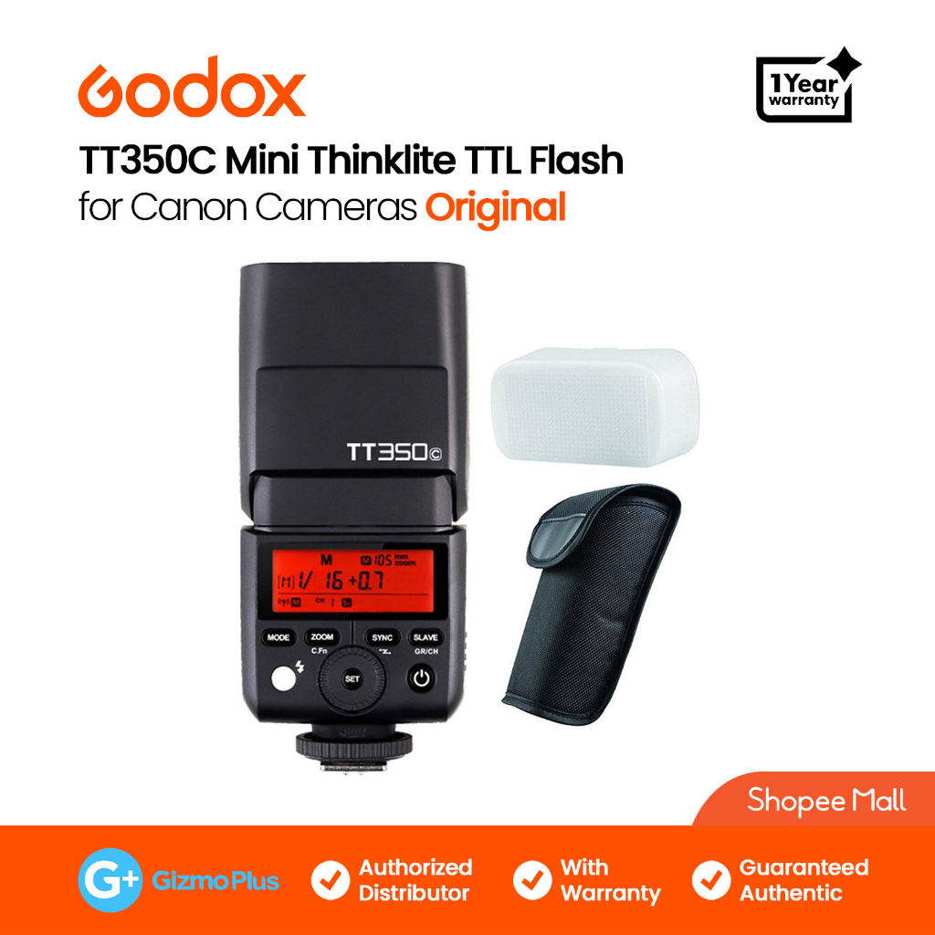 Godox TT350C Mini Thinklite TTL Camera Flash For Canon | Shopee Philippines