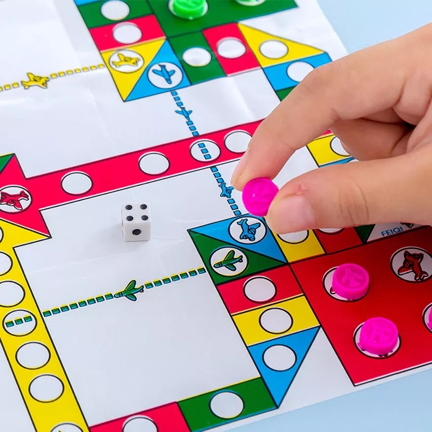 Mini Board Game Flight Chess Kids Party Toys | Shopee Philippines