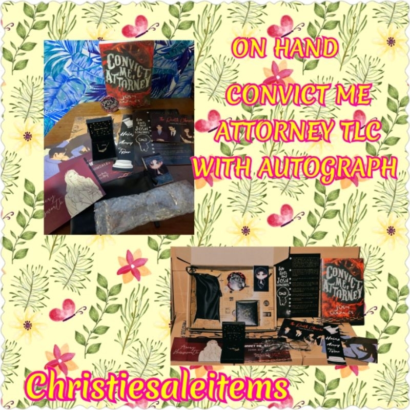 Convict Me Attorney tlc set/(BOOK ONLY)Josh Gonzales with AUTOGRAPH ...