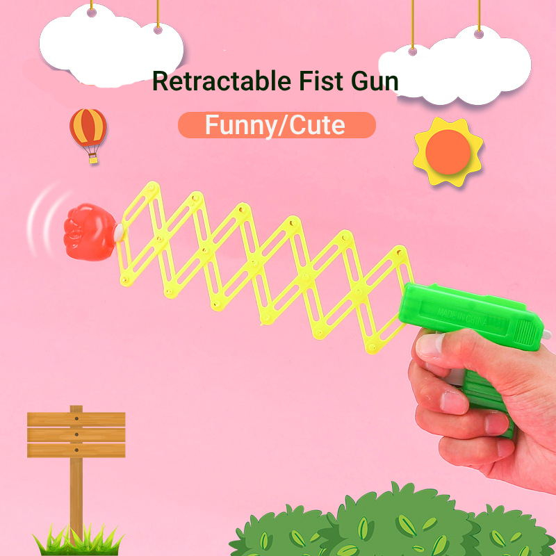 Retractable Fist Gun Toys Boxing Gun Toy Childrens Creative Trick ...