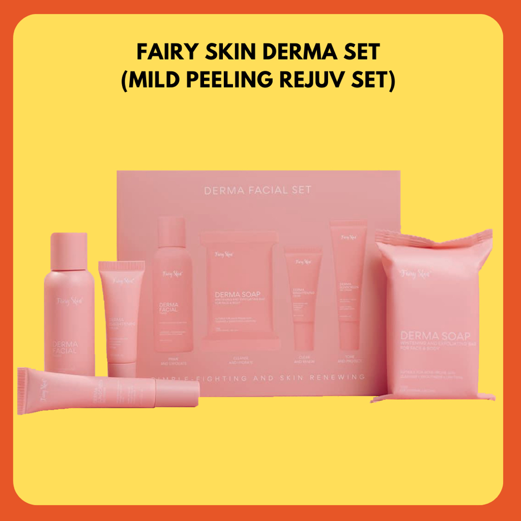FAIRY SKIN DERMA FACIAL SET 4IN1 (NEW PACKAGING) | Shopee Philippines