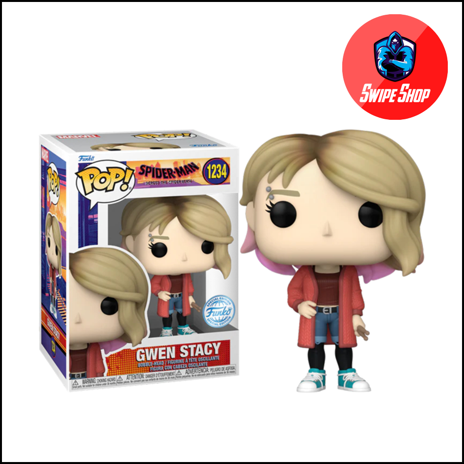 Funko Pop Gwen Stacy Unmasked Spidergwen Spiderman Across the ...