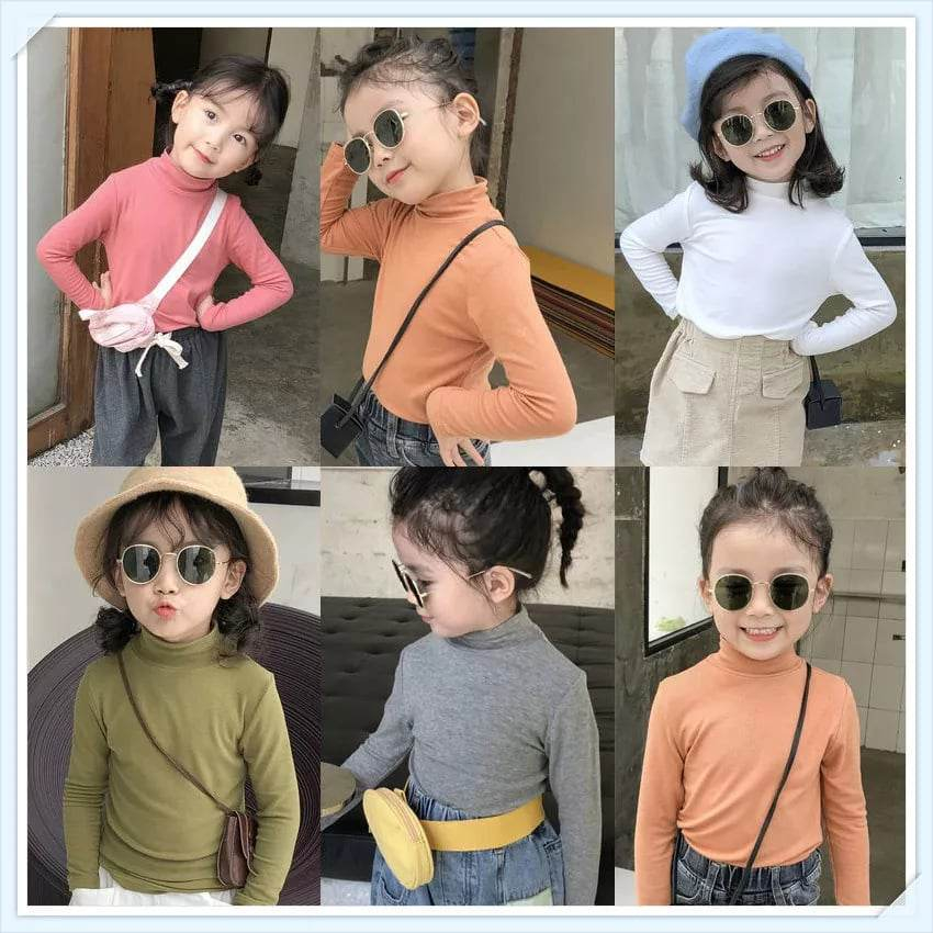Girls Turtle Neck for Kids | Stylish & Trendy Top (Ages 1–8) | Shopee ...