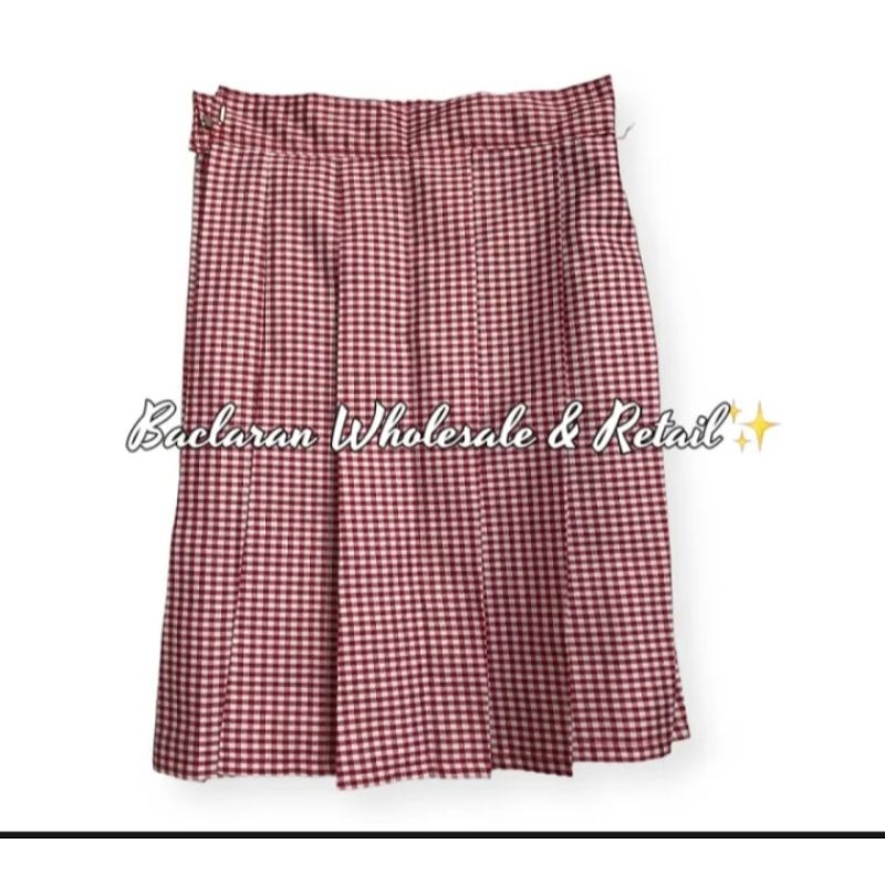 Palda Red Chekerd ( Pls. Check The Size Guide ) | Shopee Philippines