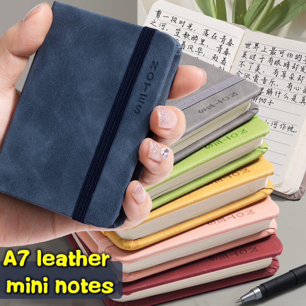 AKT A7 Mini Leather Notebook Diary Book Notebook School Supplies ...