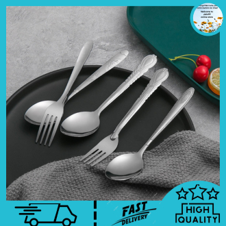 12Pcs stainless steel spoon and fork/spoon and fork/spoon/fork ...