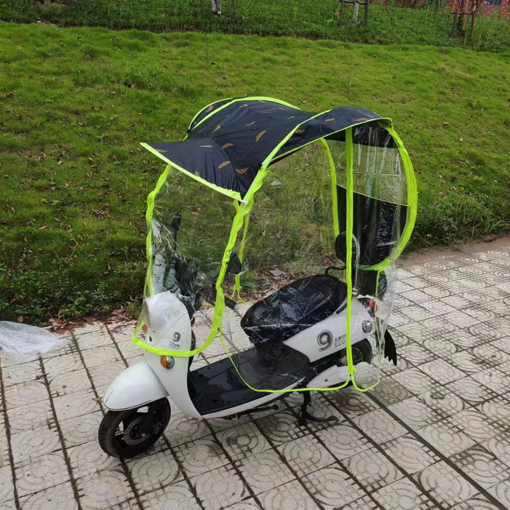 【COD】The electric motorcycle canopy is fully enclosed, and the sunshade ...