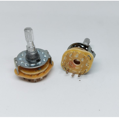 RS25 MOUNT ROTARY SWITCH SELECTOR 2 POLE 6 POSITION 1PIECE | Shopee ...