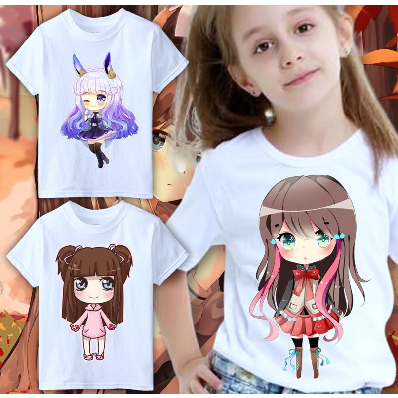 CHIBI GIRL 2 KIDS Shirt 2M/ anime CHARACTER TSHIRT 0-12 years old ...