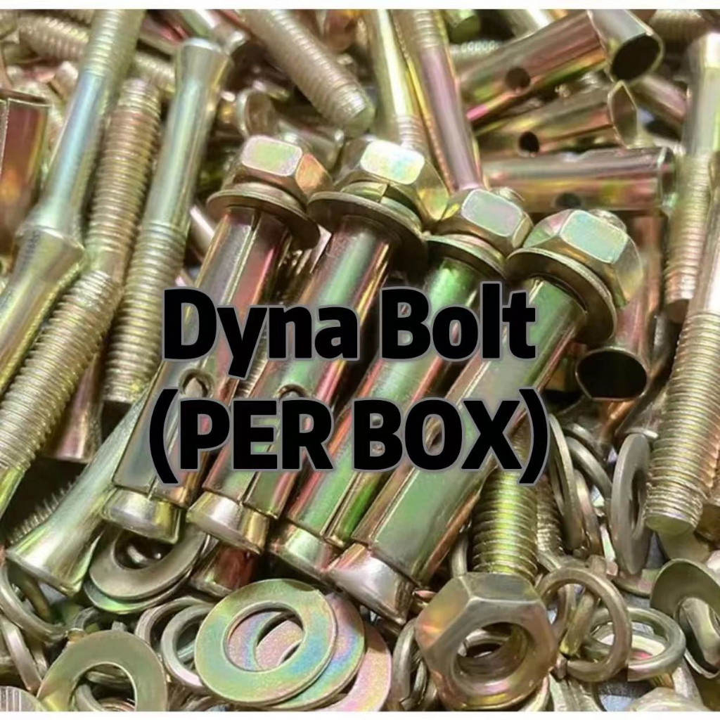 Dyna Bolt / EXPANSION BOLT 1/4" 5/16" 3/8 " 1/2" 5/8" (PER BOX ...