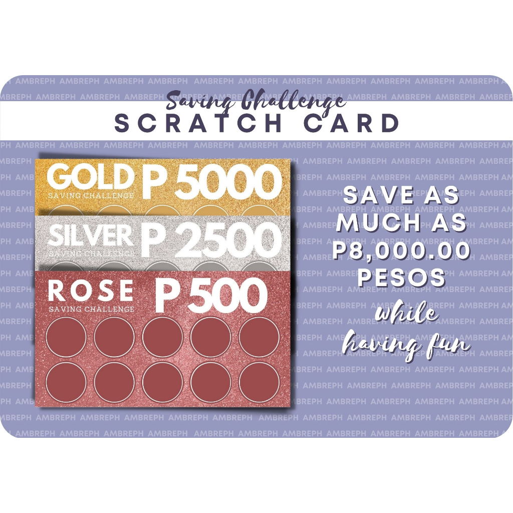 AMBREPH: IPON CHALLENGE l SCRATCH CARD SAVING CHALLENGE l IPONARYO ...