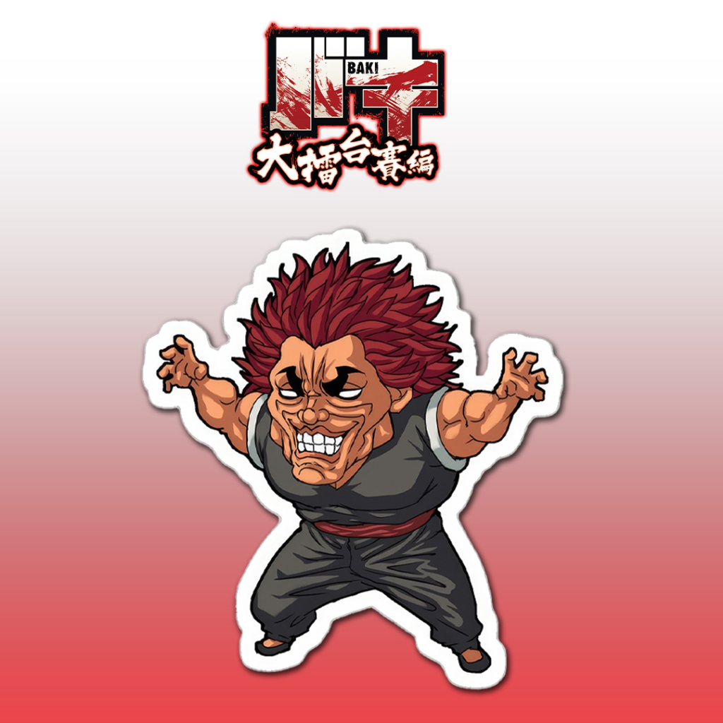 Yujiro Hanma Vinyl Sticker Waterproof | Shopee Philippines