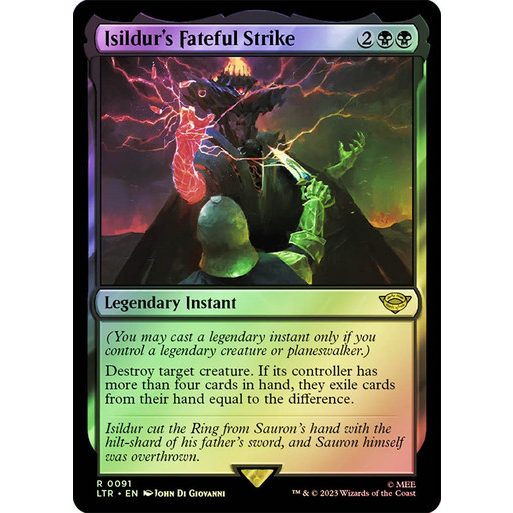 Magic the Gathering | Isildur's Fateful Strike | Shopee Philippines