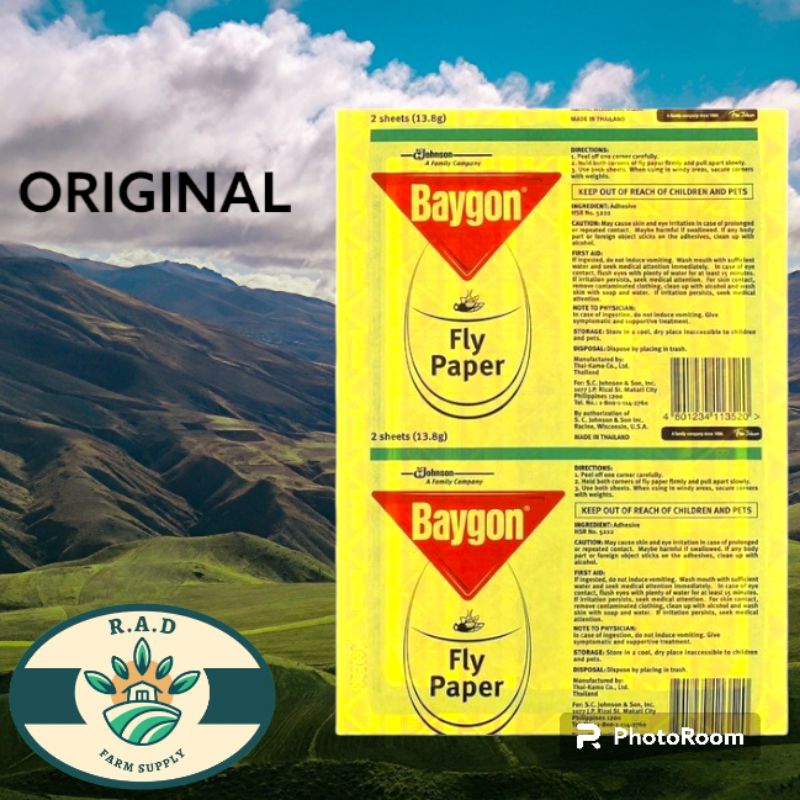 BAYGON FLY PAPER ORIGINAL | Shopee Philippines