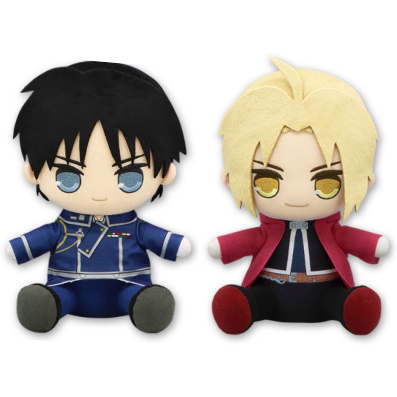 Fullmetal Alchemist - Edward Elric & Roy Mustang Kyurumaru Plush ...